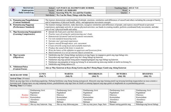 LE_Kinder_Q1_Week10_ver2.pdf Kindergarten Matatag | PDF