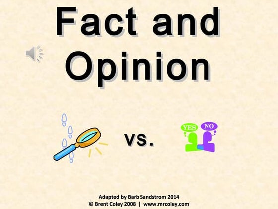 Fact and opinion_ppt | PPT | Pets
