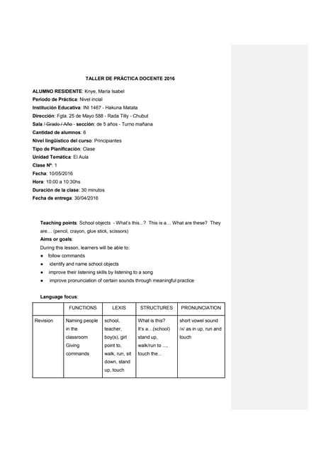 Detailed Lesson Plan in English 1 | DOCX