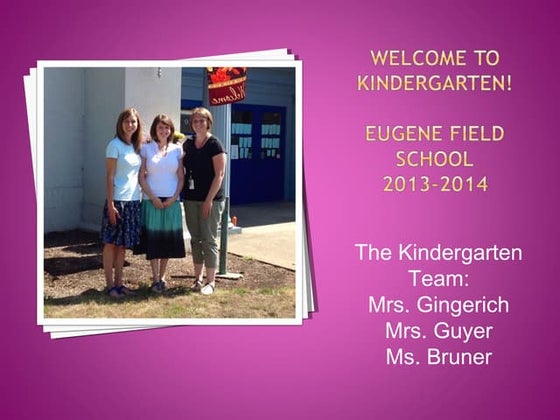 Kindergarten Open House 2015 | PPT