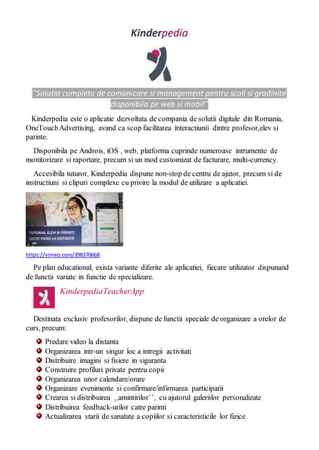 Aplicatii digitale in invatamantul prescolar. | PPTX