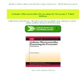 {Kindle} Arduino Microcontroller Processing for Everyone! Third Edition ...