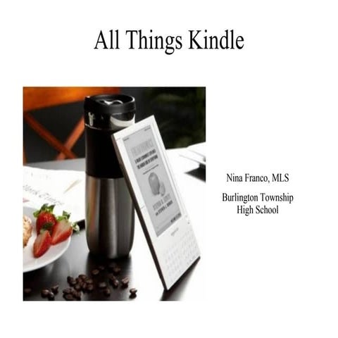 Amazon Kindle Ecosystem | PDF