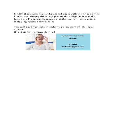 kindly check attached....The spread sheet with the prices of the hom.docx