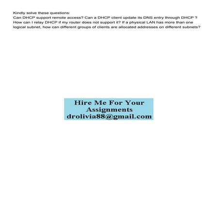 Kindly solve these questions Can DHCP support remote access.pdf