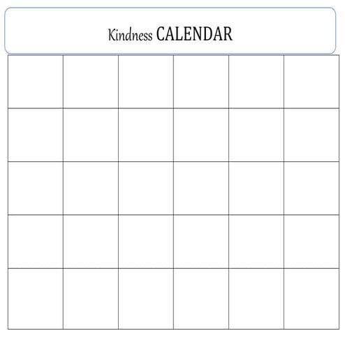 kindness calendar.docx