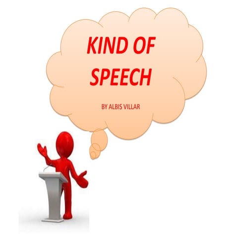 Kind of speech 4 | PPTX