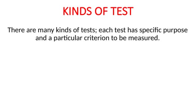 Discrete point test 1 | PPTX