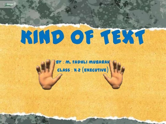 ENGLISH 6 PPT Q3 W1 - Text-types according to Purpose and Language ...