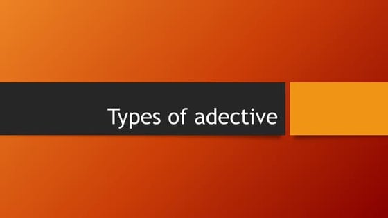 Adjectives | PPT