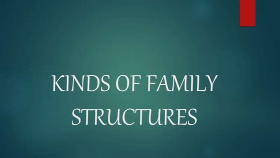 Family Structure | PPT