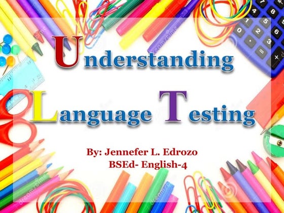 Types of Test | PPTX | Standardized Testing | Educational Assessment