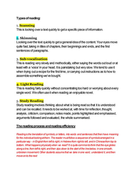 Reading strategies | PPT