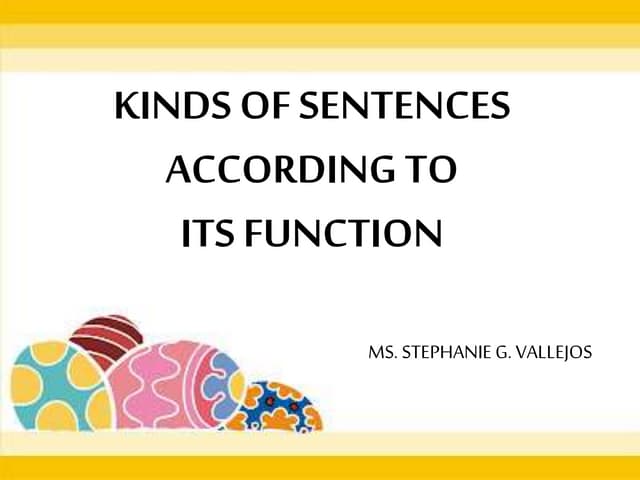 Natural and inverted order of sentences | PPTX