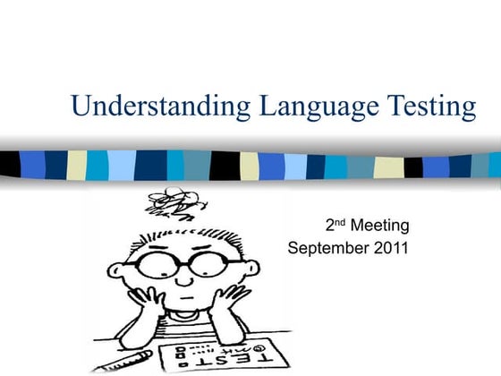 Principles of Language Assessment | PPTX | Standardized Testing ...