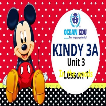 Kindy 3A Unit 3 Lesson 2: Learning Prepositions with Nature Vocabulary ...