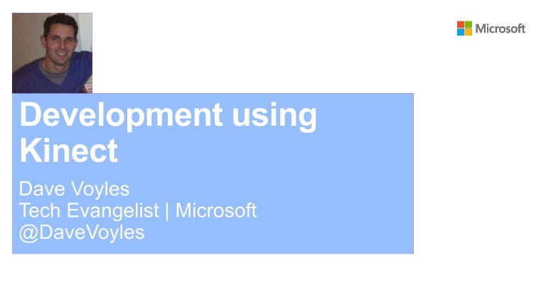 Kinect development