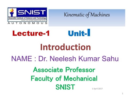 Theory of machines 1 mabie | PDF