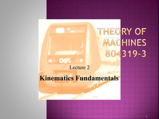 DEGREE OF FREEDOM OF A KINEMATIC MECHANISM | PPTX