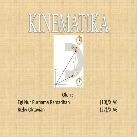 Kinematika 2003 | PPT