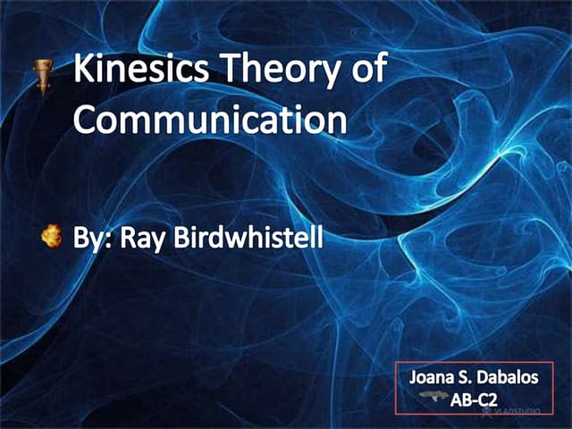 Examples of Kinesics
