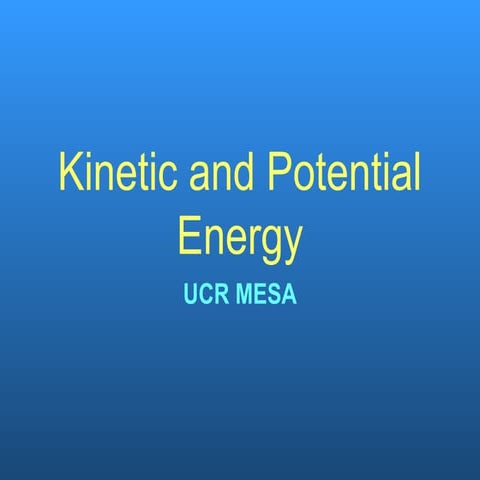 Kinetic and potential_energy | PPT