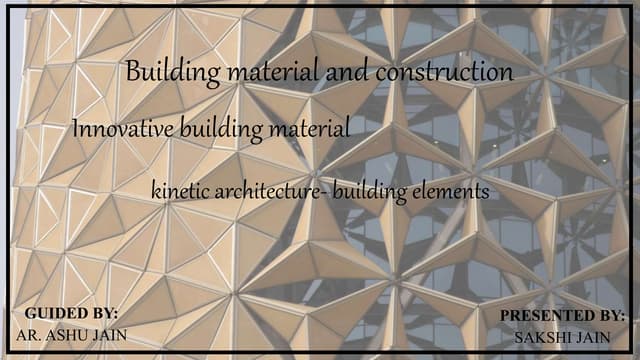 Kinetic Facades Presentation with Case Study | PDF