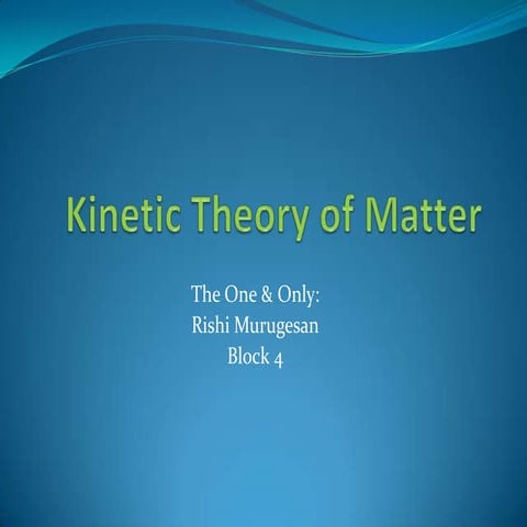 Kinetic Energy Ppt | PPTX