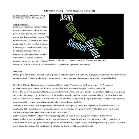 Kurz práce s informacemi - závěrečný úkol | PDF