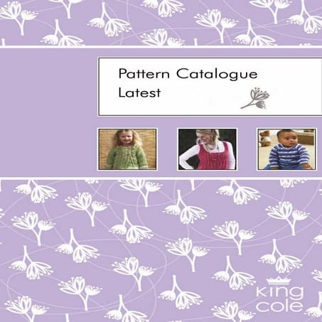 King Cole Knitting Patterns Catalogue | PDF