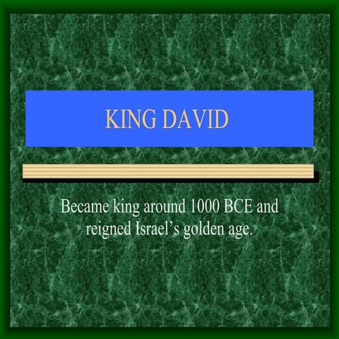 King David | PPT