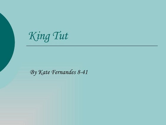 Discovering Tut The Saga Continues | PPTX | Religion & Spirituality