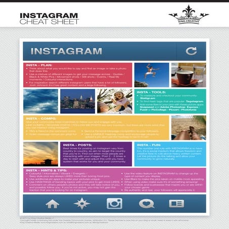 INSTAGRAM CHEAT SHEET | PDF