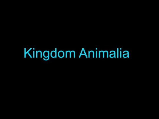 Classification of animal kingdom | PPT