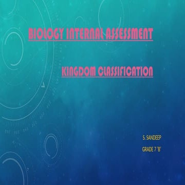 Kingdom Animalia_Biology_Science_presentation | PPTX