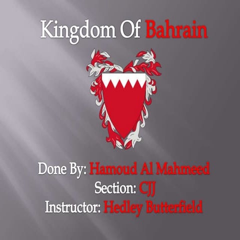 Kingdom of bahrain | PPTX