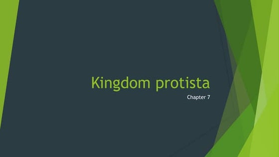 Kingdom protista | PPT