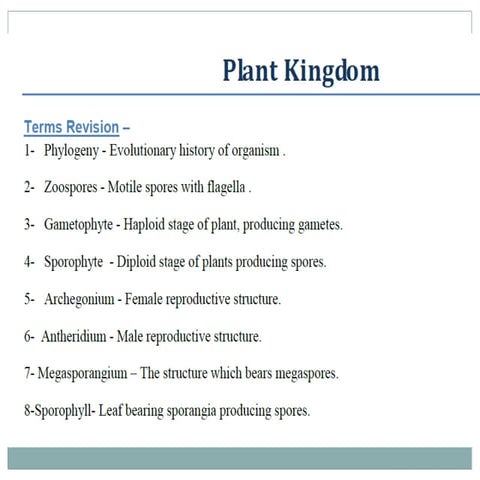 Plant Kingdoms | PPT