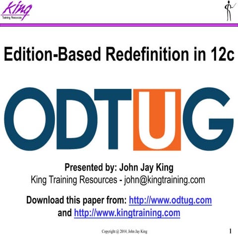 King Editionbasedredefinition Oracle12c Pdf