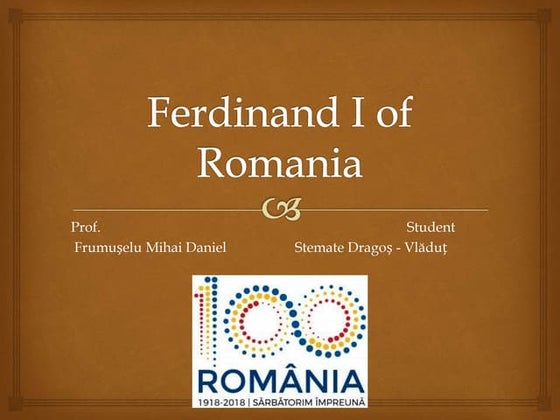 Ferdinand 1 | PPT