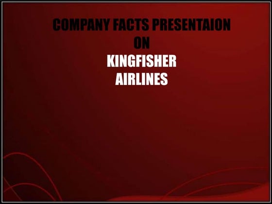 Organisational structure of Kingfisher airlines | PPTX