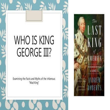 King george iii presentation | PPTX
