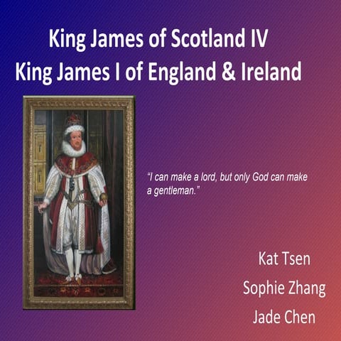 King James I (IV) | PPT