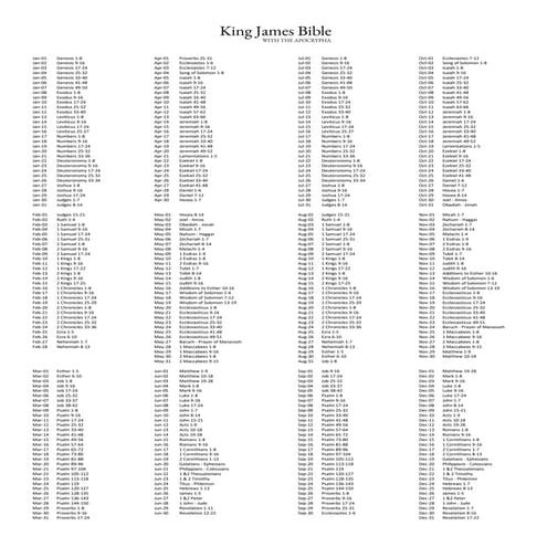 King James Bible with the Apocrypha - 6 Months Reading Plan.pdf