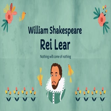 King Lear - Shakespeare RESUMO e ANÁLISE | PPT