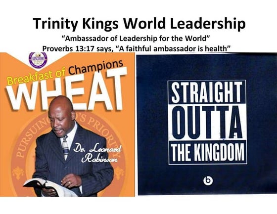 Trinity Kings World Leadership: Kingdom Culture Influence | PPT
