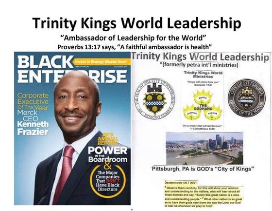 Trinity Kings World Leadership: Kingdom Culture Influence | PPT