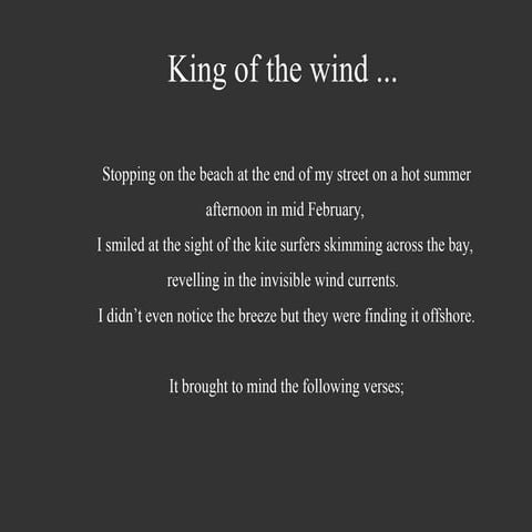 King of the wind | PDF | Christianity | Religion & Spirituality