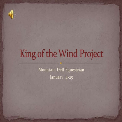 King of the wind project | PPSX