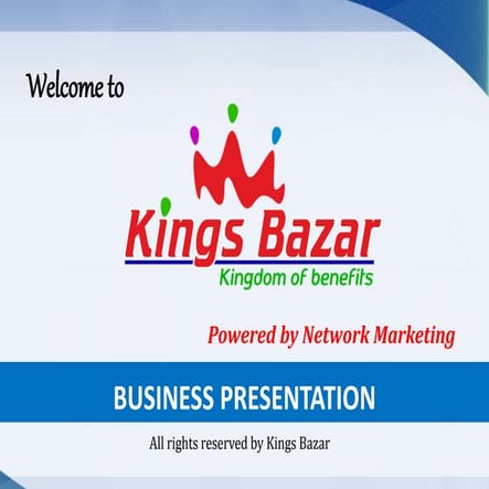 Kings Bazar Business Plan | PPTX
